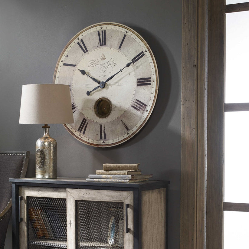 Harrison Gray 30" Wall Clock – Ashley Homestore Furniture
