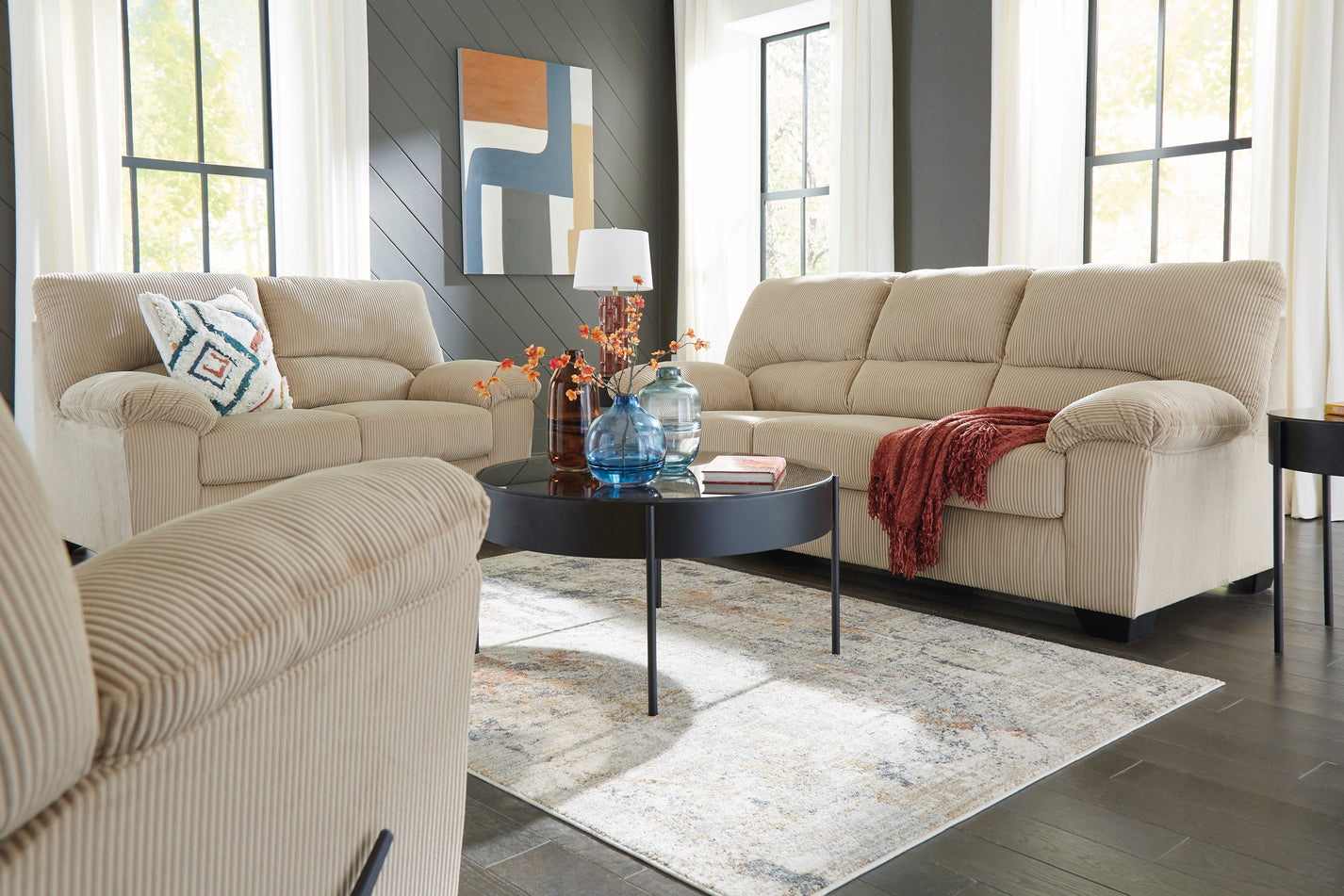 24203-Sofa Set SimpleJoy Sofa Set – Ashley Homestore Furniture