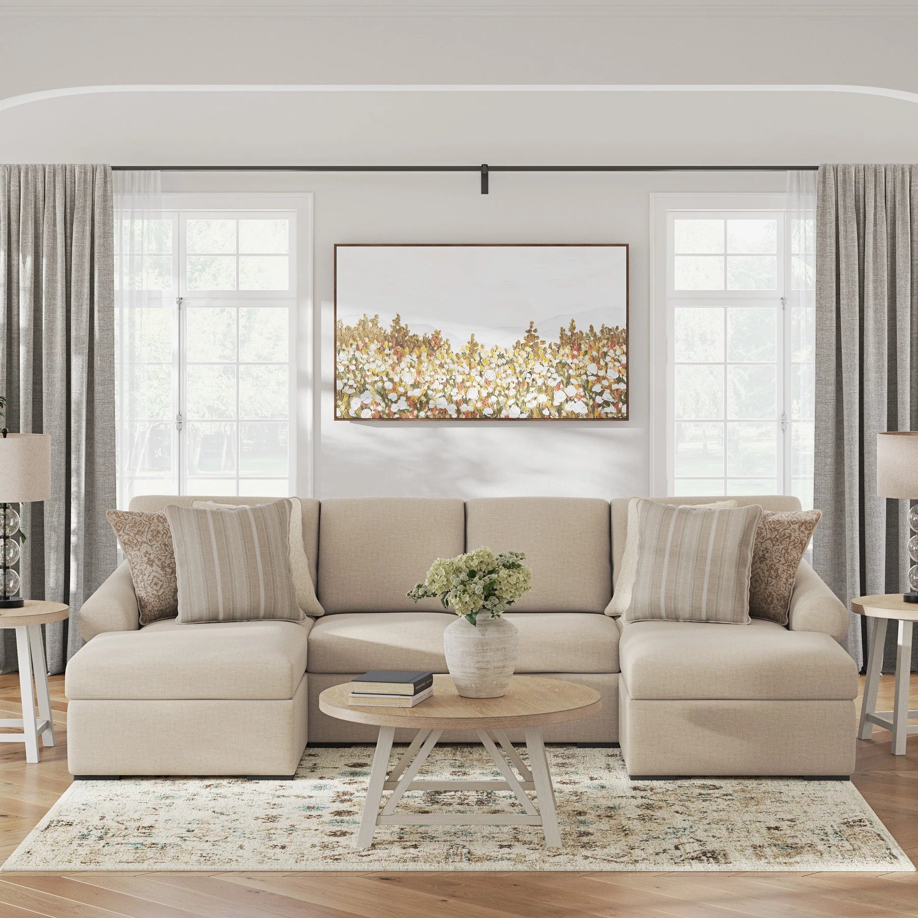LadyMae 3-Piece Sectional with Chaise – Ashley Homestore Furniture