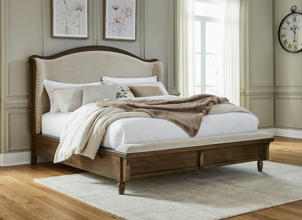 Sturlayne King Upholstered Panel Bed – Ashley Homestore Furniture