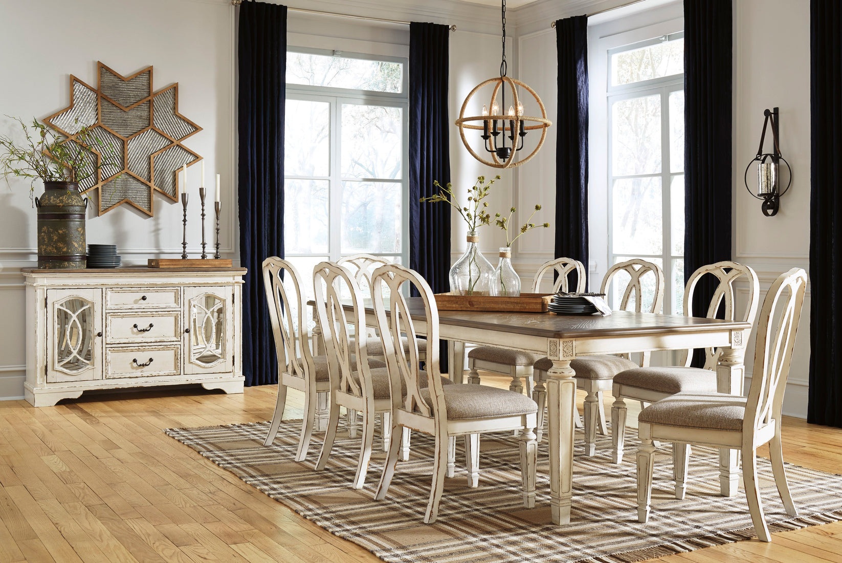 Realyn Dining Table and 8 Chairs Set – Ashley Homestore Furniture