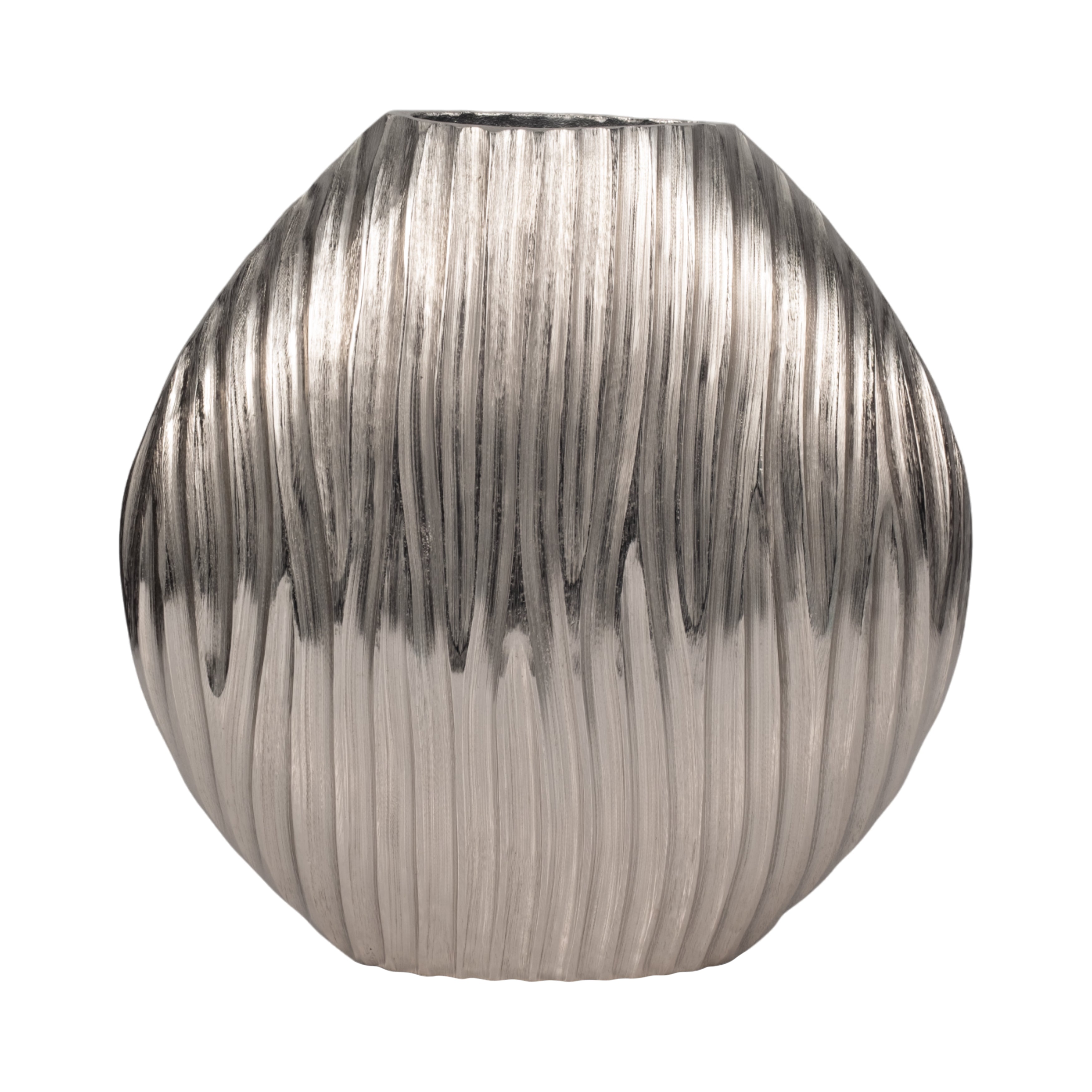 EV19178-02 |Metal, 13" Forli Medium Silver Vase – Ashley Homestore ...