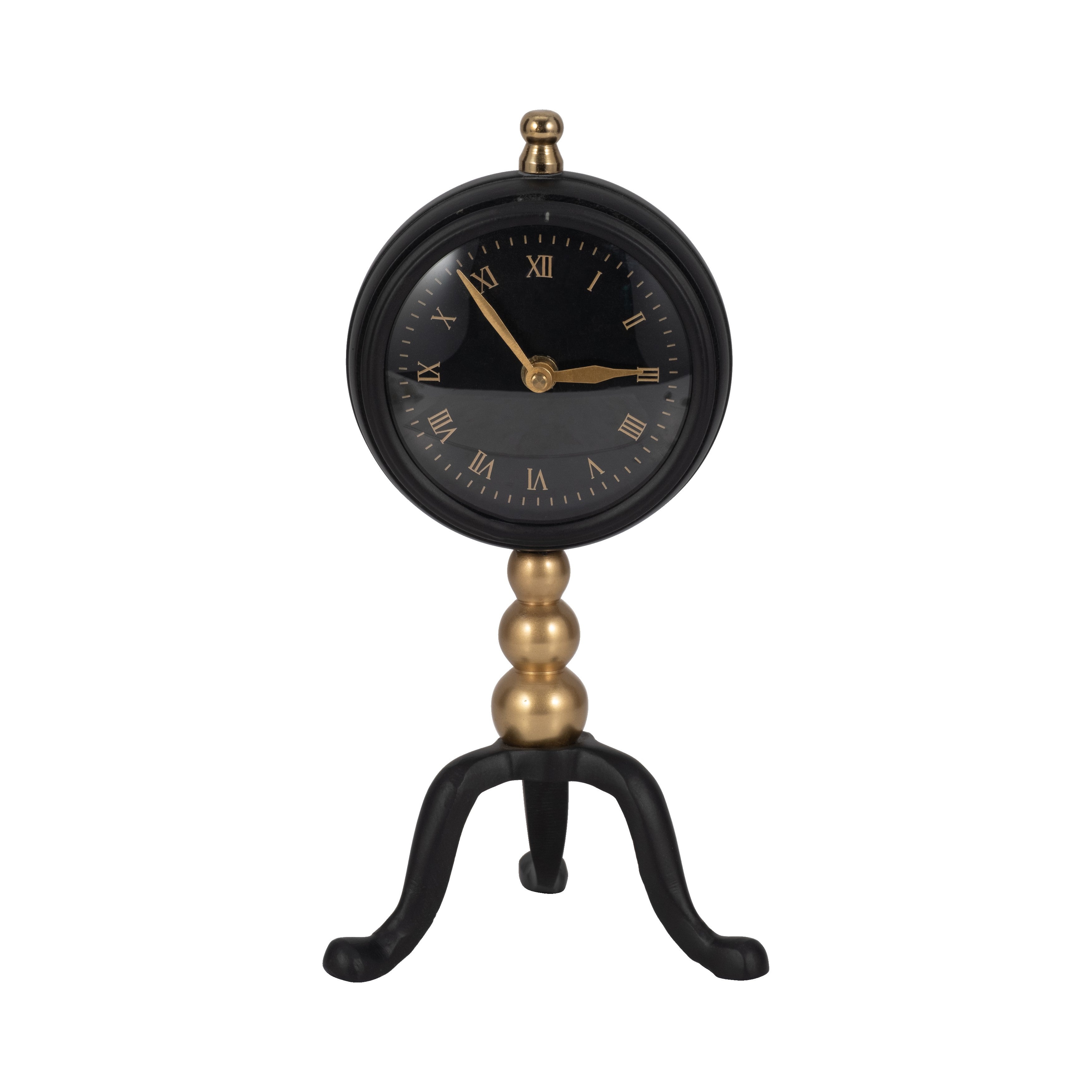 10" Addison Gold And Black Desk Clock – Ashley Homestore Furniture