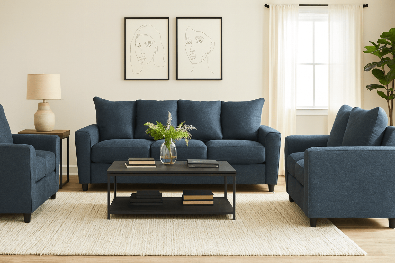 Occean eyes Sofa Set (1+2) – Ashley Homestore Furniture