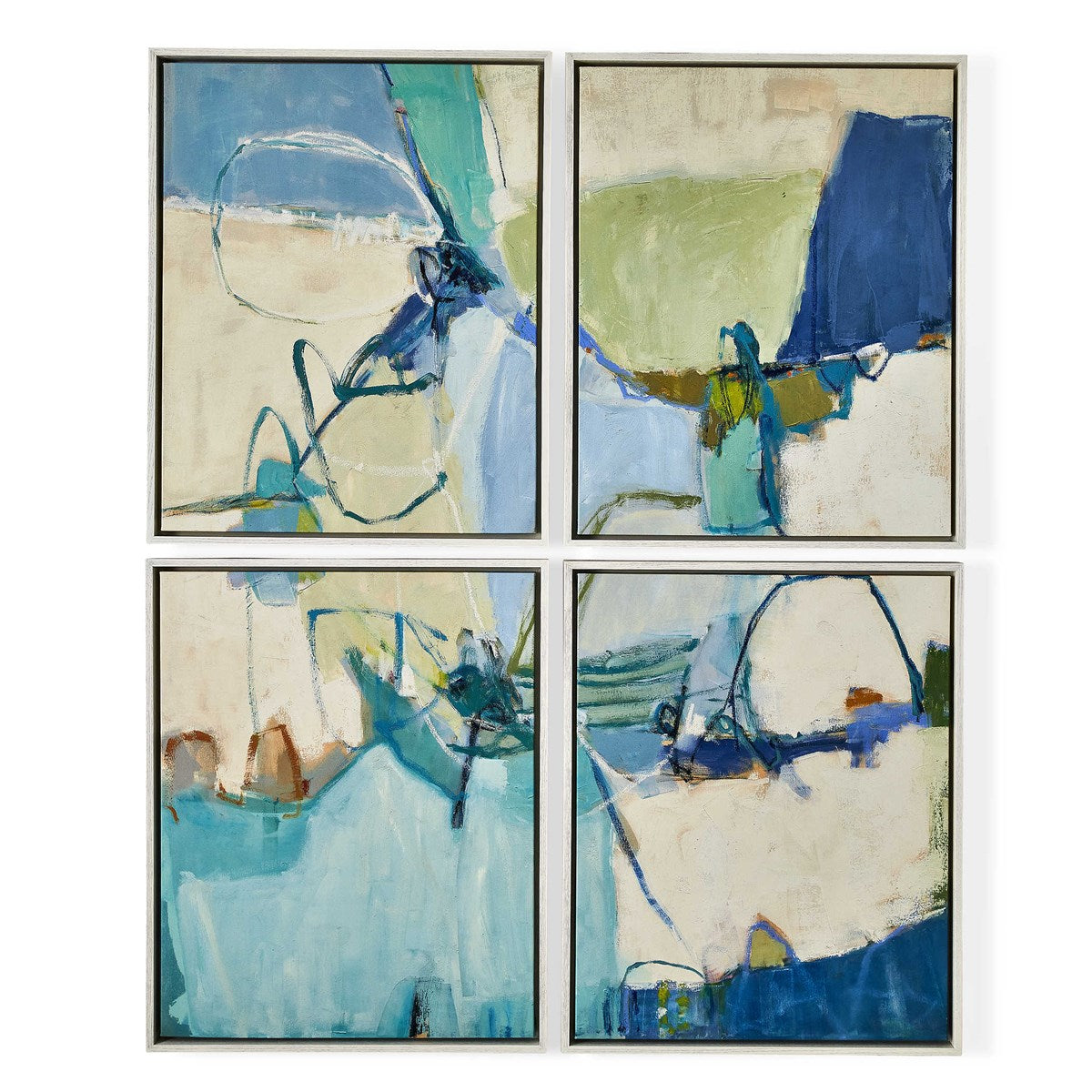 Cool Outlook Framed Canvases, S/4 – Ashley Homestore Furniture